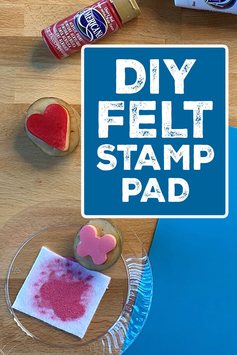 How to make a DIY Felt Stamp Pad – DFW Craft Shows