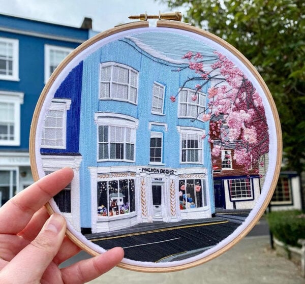 Stunning Architectural Art by Nutmeg Embroidery – DFW Craft Shows