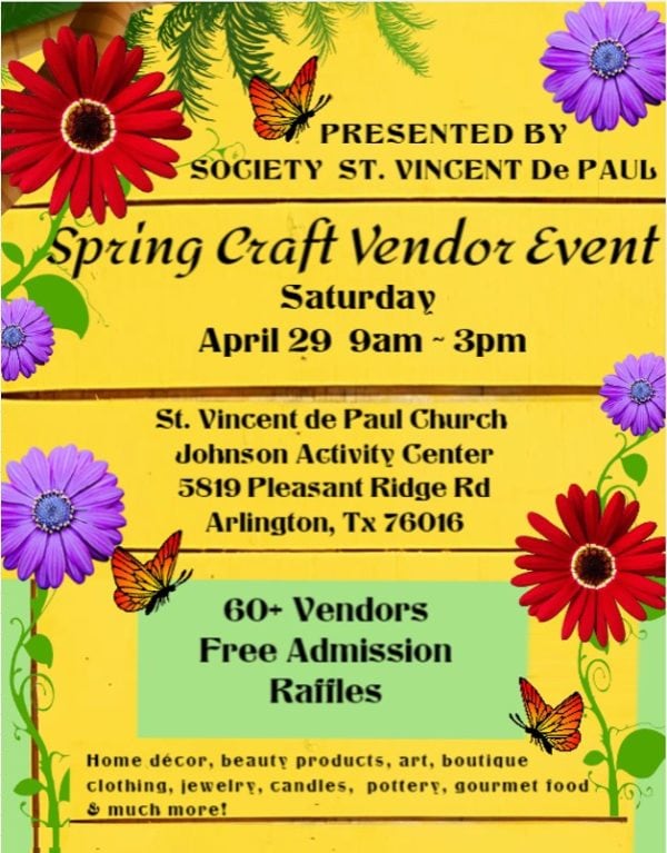 Spring Craft & Vendor Event – DFW Craft Shows