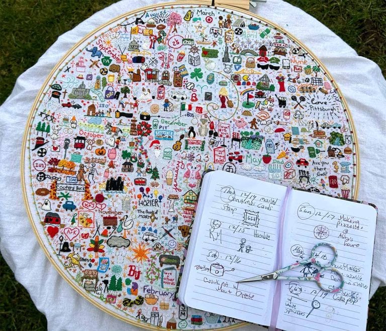 Exploring Embroidery Journals [365 Days of Stitches] – DFW Craft Shows