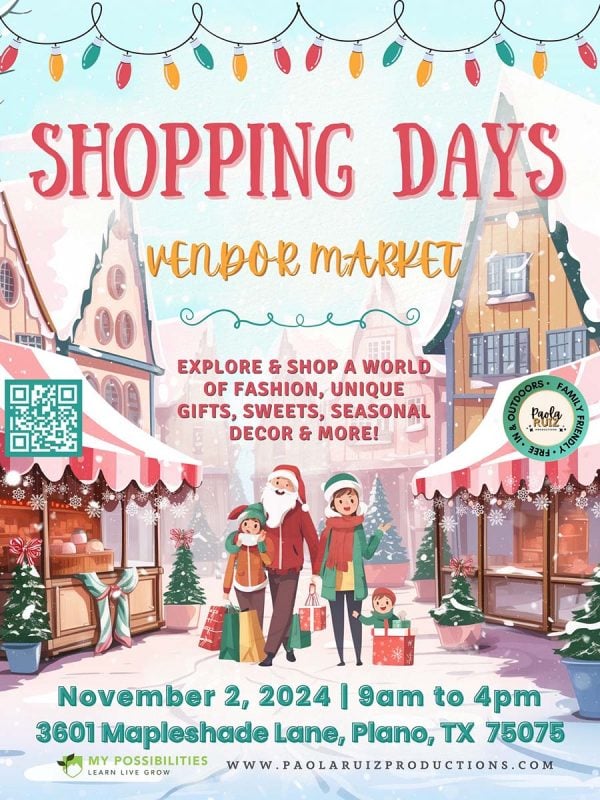 Shopping Days – Vendor Market in Plano [June] – DFW Craft Shows