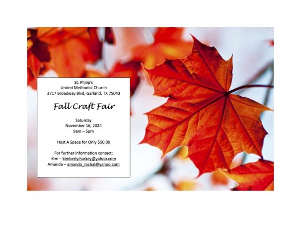 St. Philip’s UMC Fall Craft Fair 2024 – DFW Craft Shows