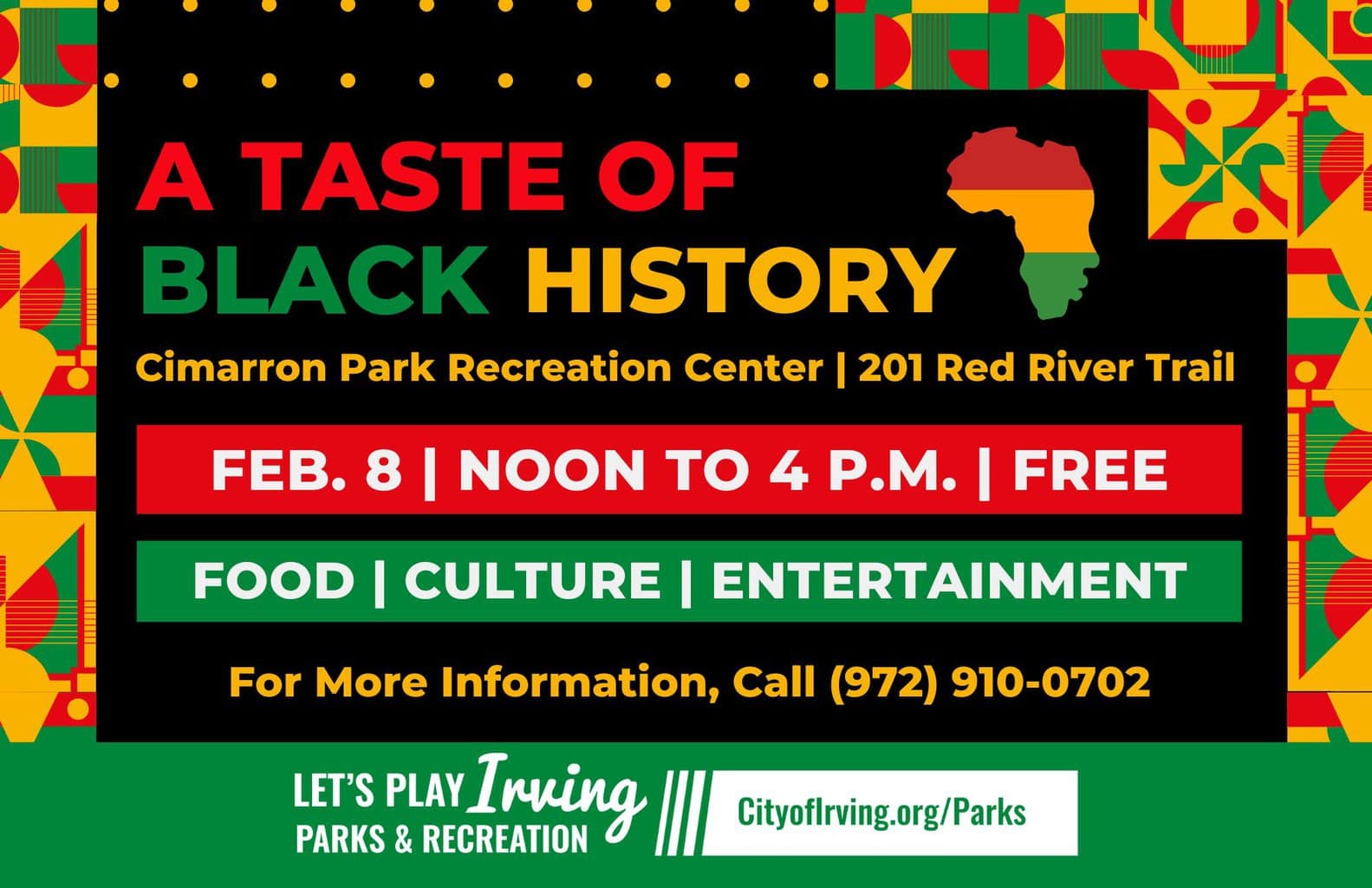 Taste of Black History – DFW Craft Shows